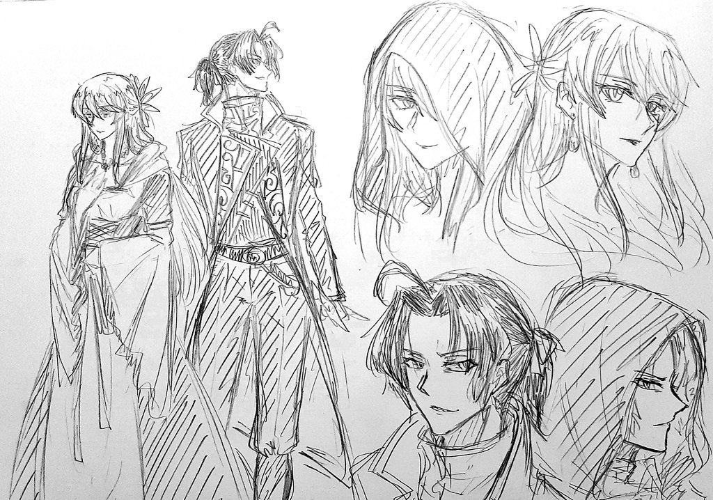 「I did sketch #sherliam in fantasy au, it was based from the 」Sall 🌺 ...