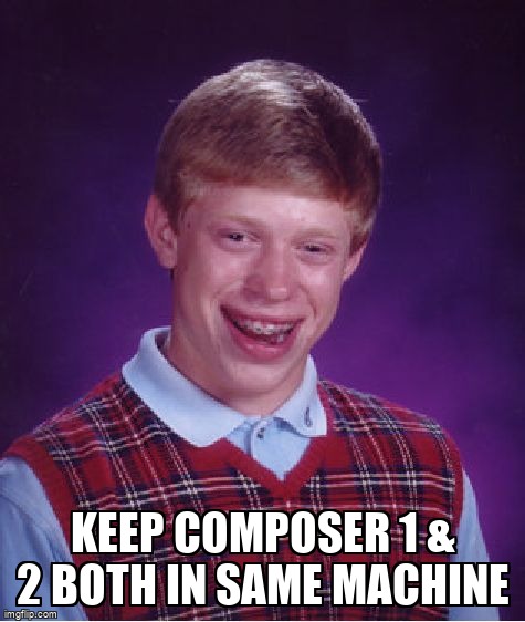 Meme Overflow On Twitter Keep Composer 1 And 2 Both In Same Machine