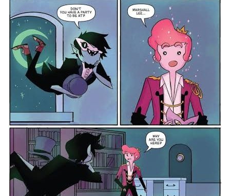 Marshall Lee And Prince Gumball Comic