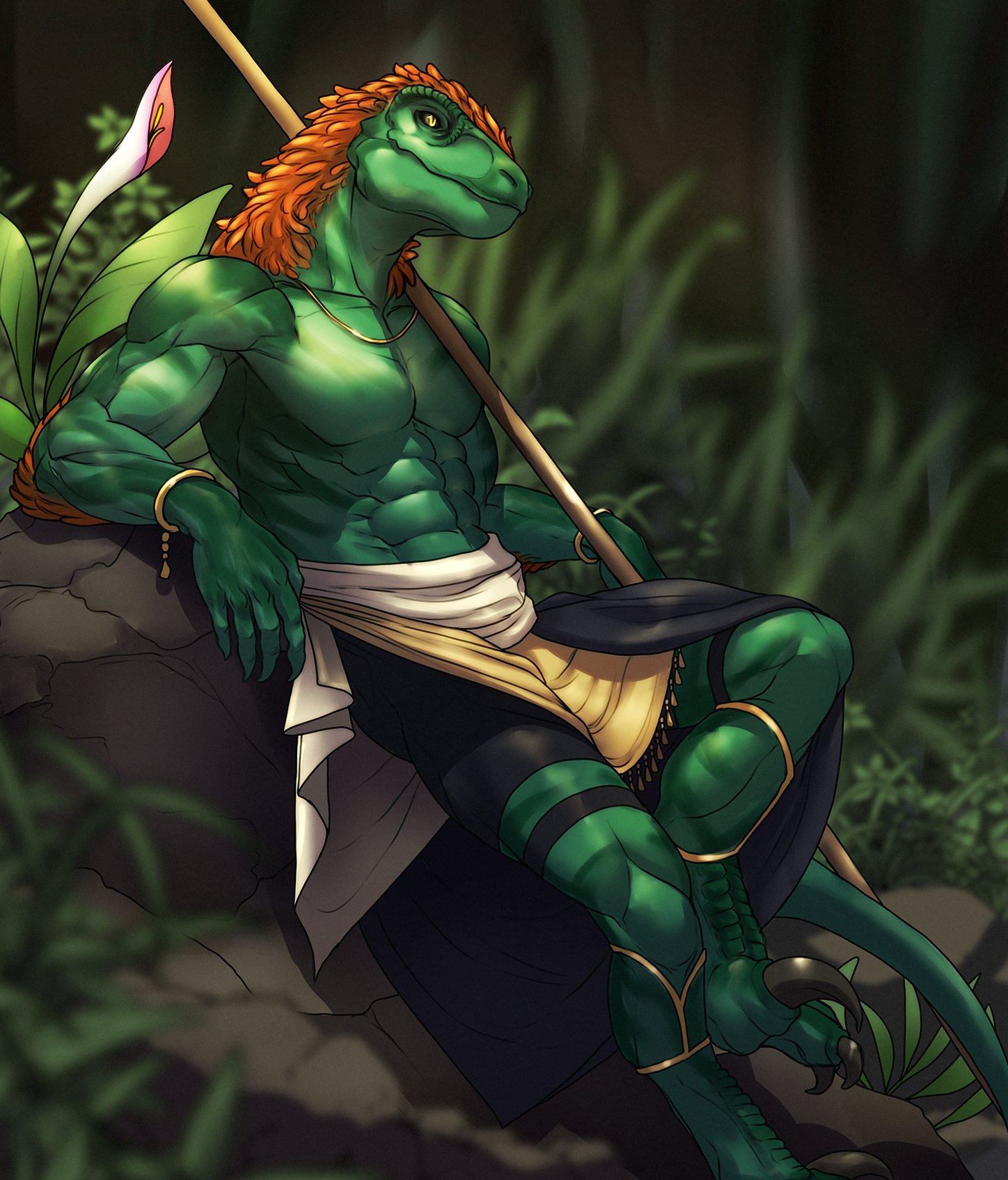 Female Lizard Warrior