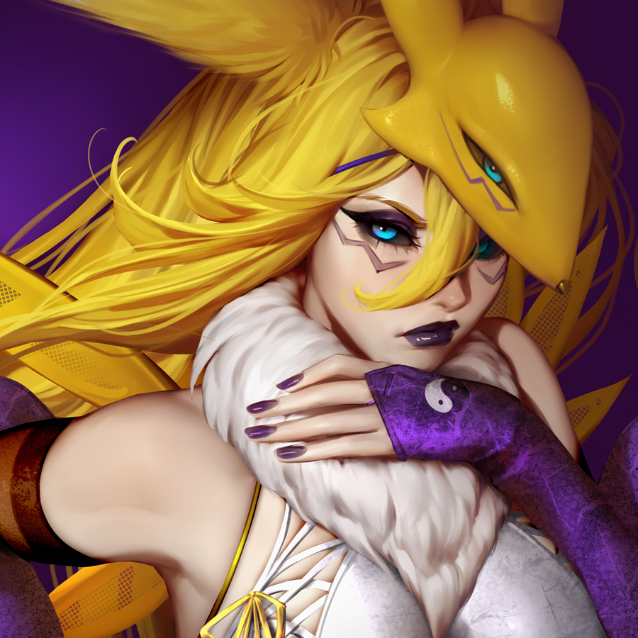 Aleriia_V (lerapi) on Twitter: "Renamon, human version…