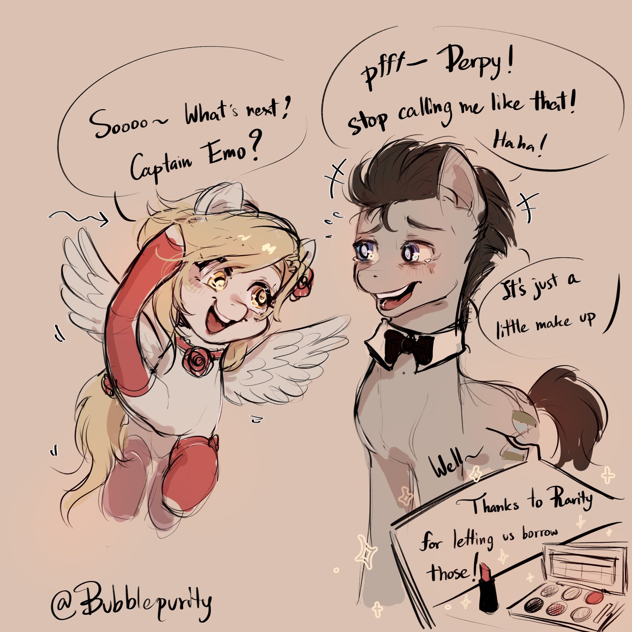 Discorded Derpy And Dr Whooves