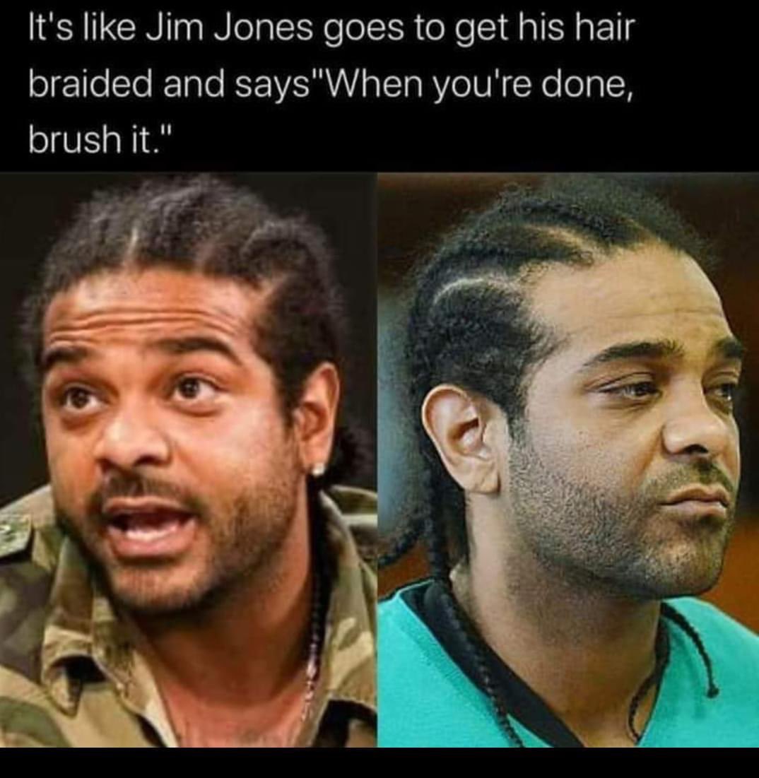Jim Jones Two Braids