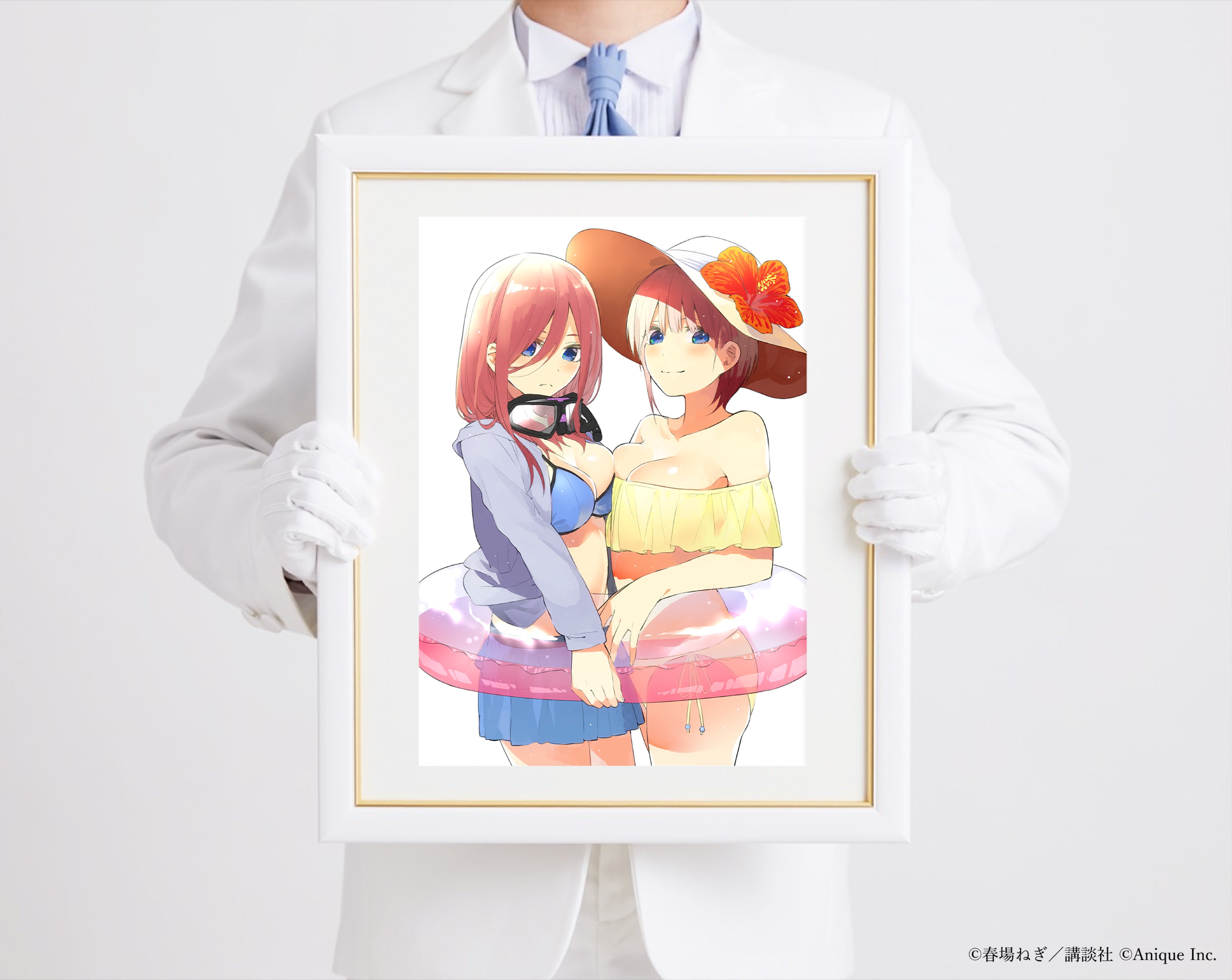 五等分の花嫁 中野三玖 anique 額装絵 しぼみ 五等分の花嫁 中野三玖 anique 額装絵 しぼみ