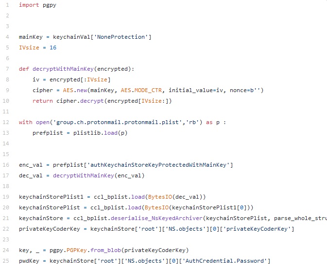 Ptrace Security GmbH on Twitter: "ProtonMail : forensic decryption of iOS App https://t.co ...