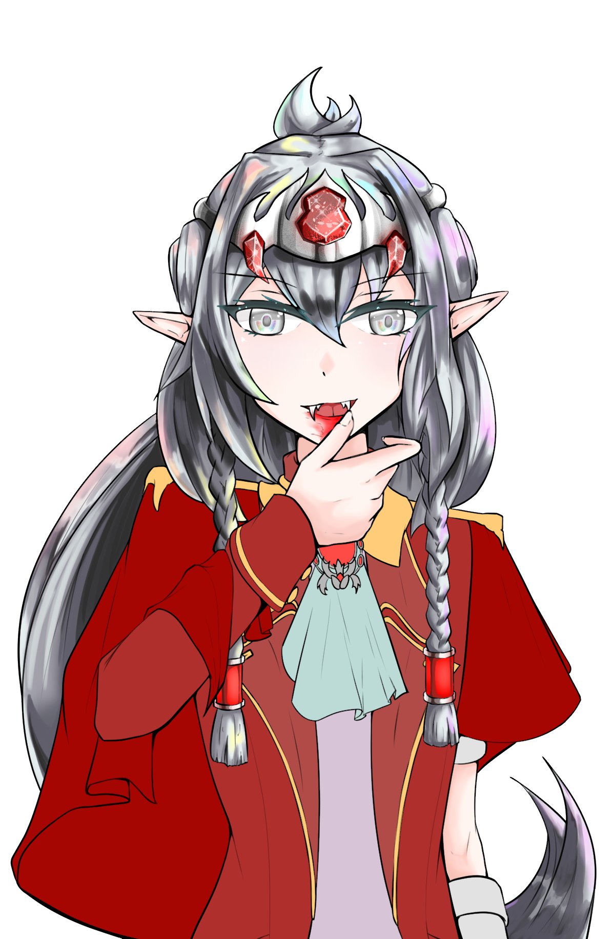 🔞Drachensviel on Twitter: "Selvie WIP pt. 3! TY @oversketch_ sooooooo much for help with her hair