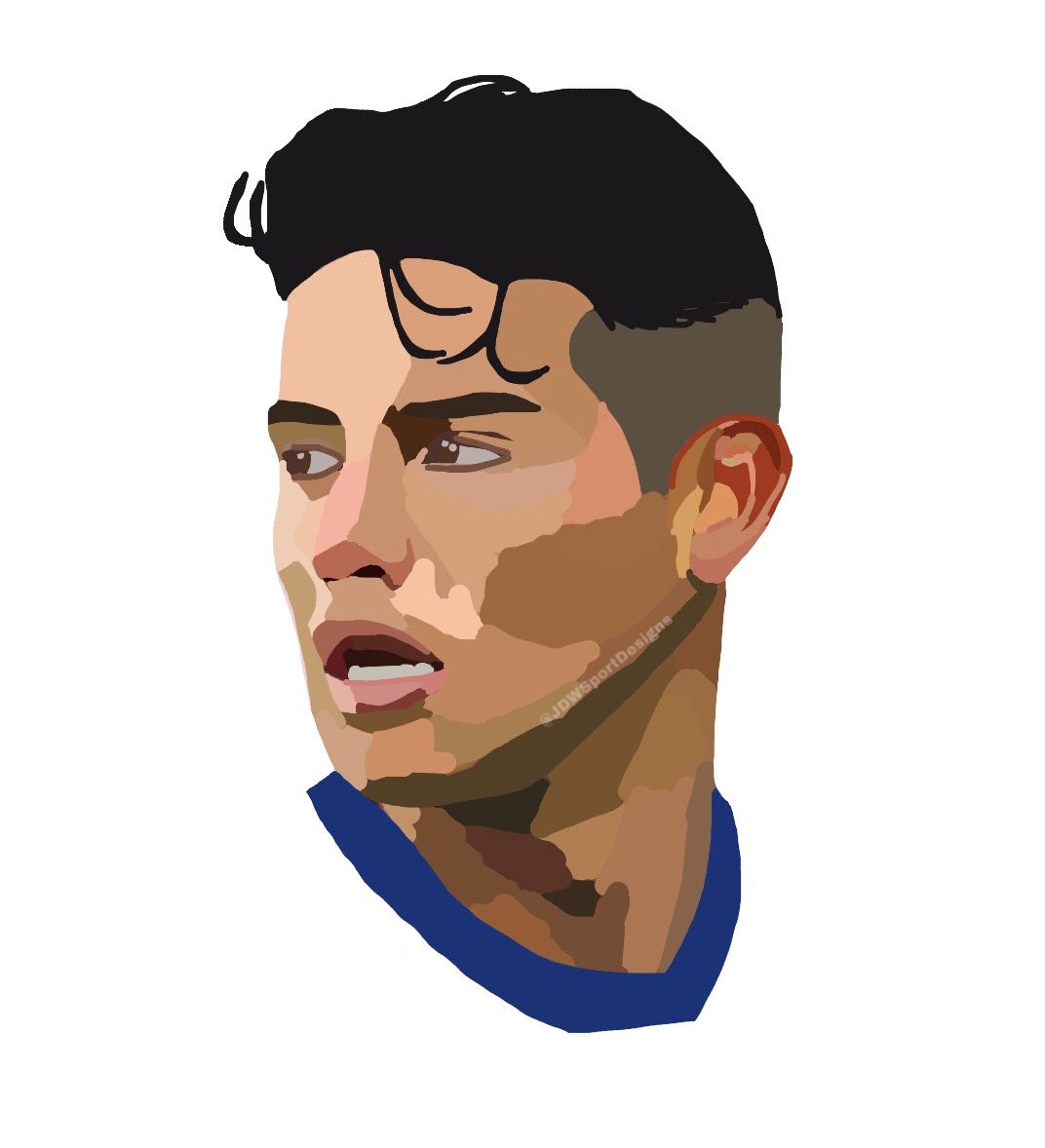 James Rodriguez Cartoon Drawing