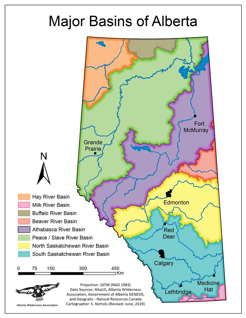 Slave River Map