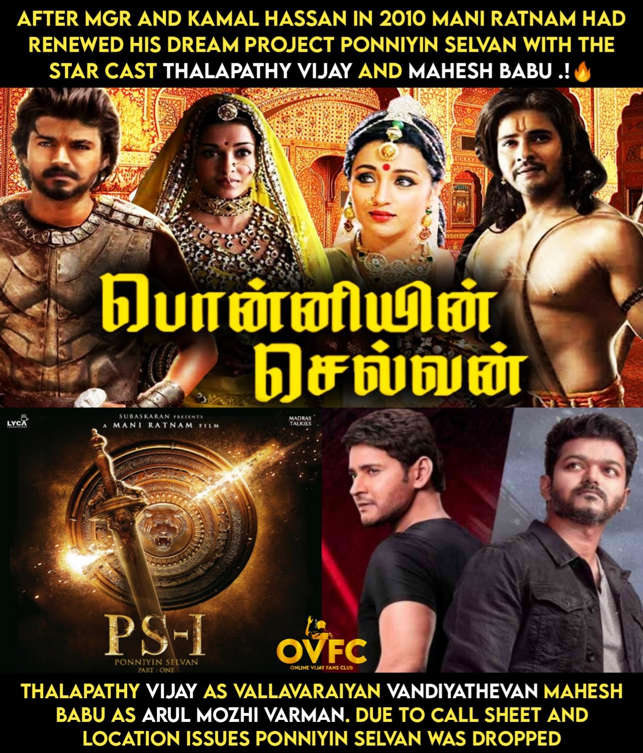 Vijay In Ponniyin Selvan Garuda Trailer | Thalapathy Vijay | Krithi