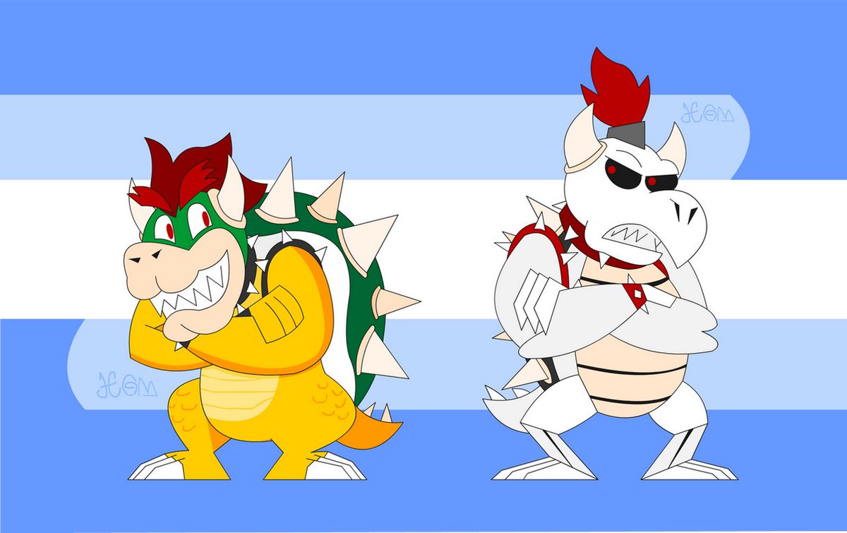 How To Draw Dry Bowser