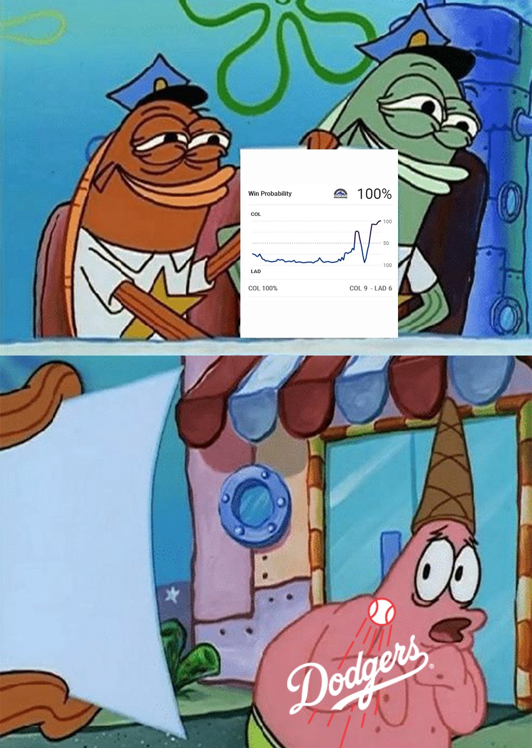 Patrick Scared