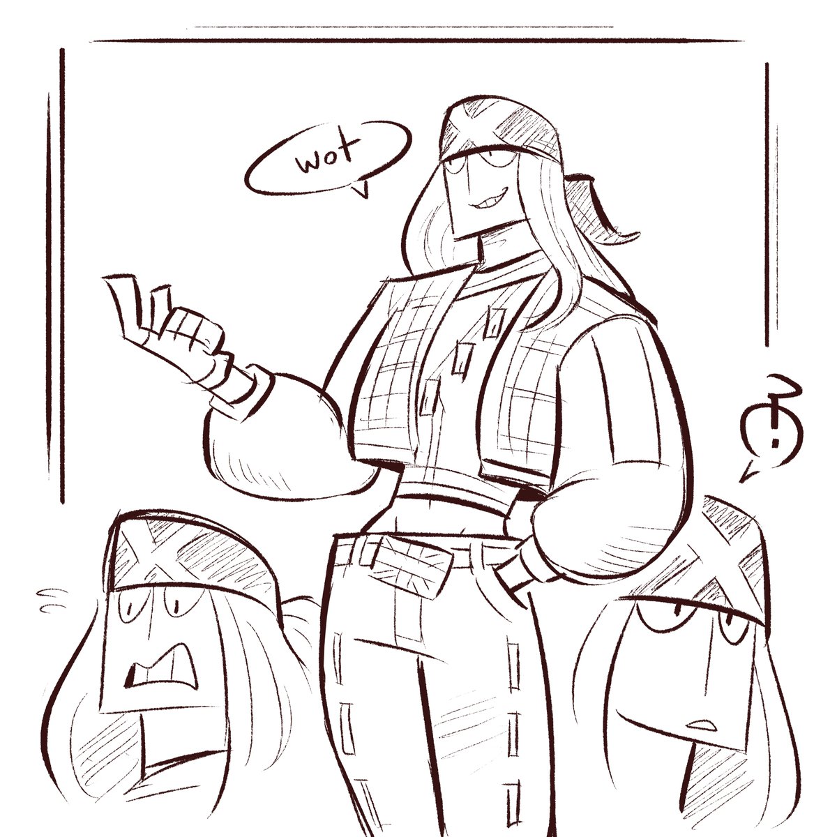 「Hugh nation stands ready 」ScruffyTurtlesの漫画