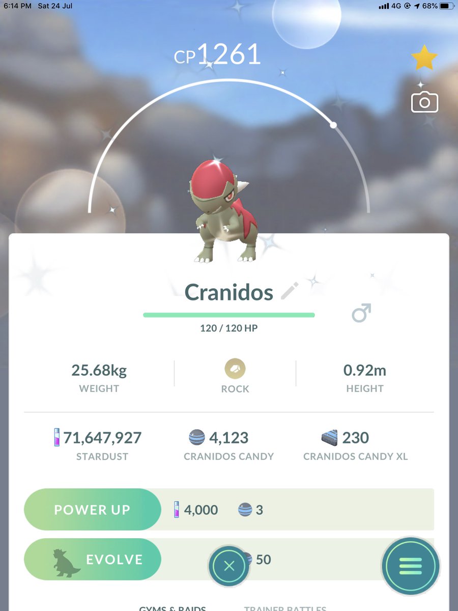 Shiny Cranidos