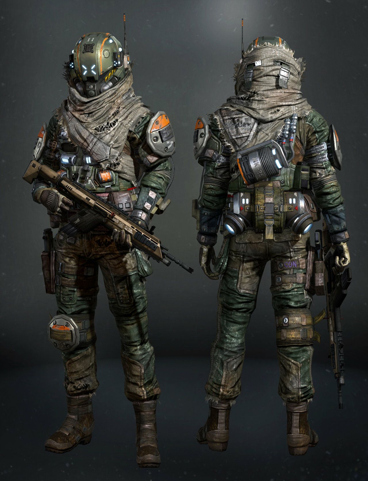 Titanfall Soldier Concept Art