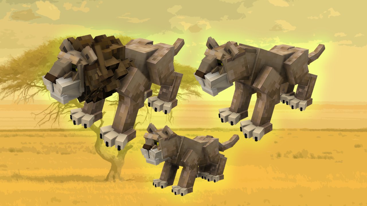 Minecraft Lion