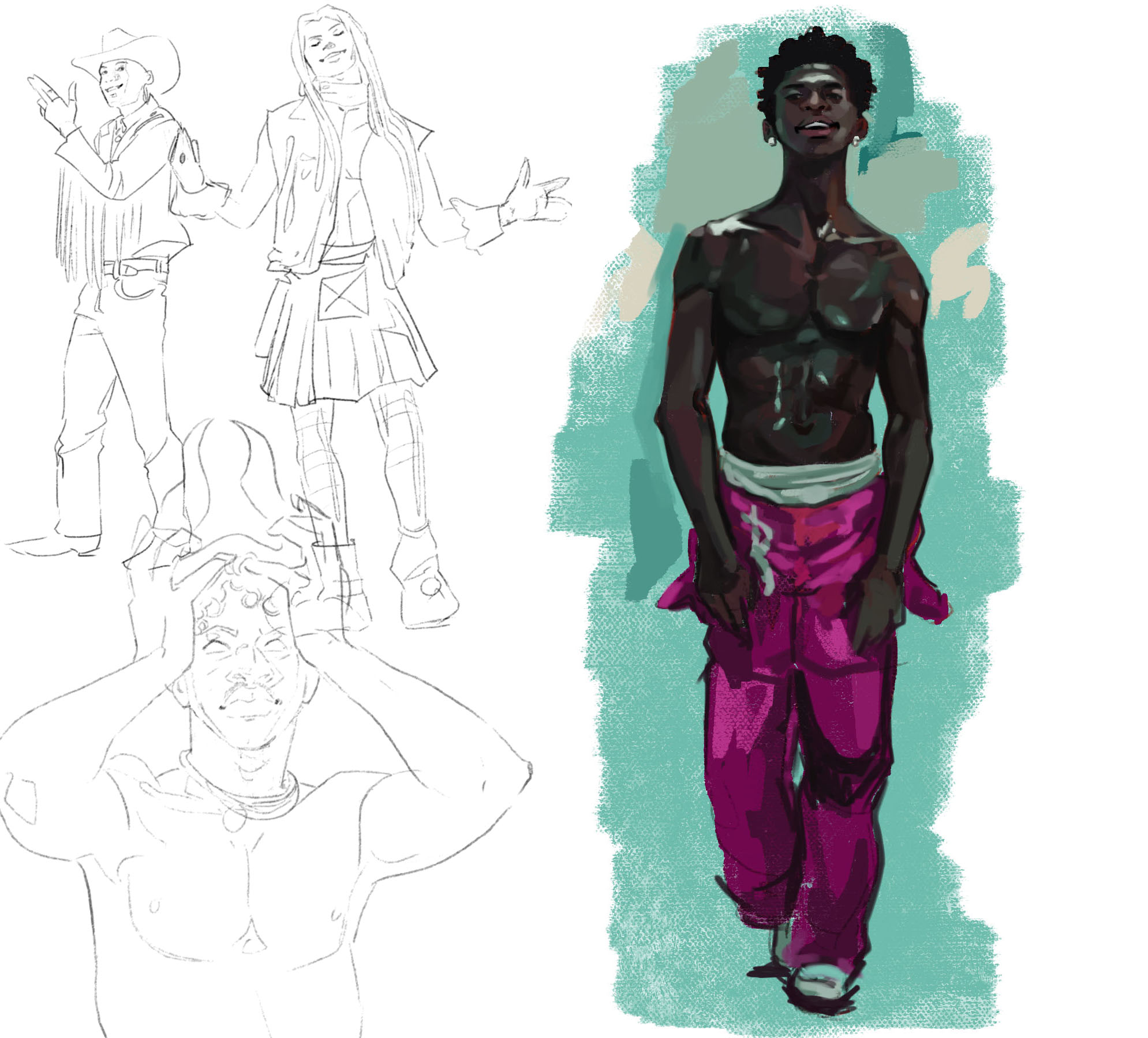 Lil Nas X Coloring Pages