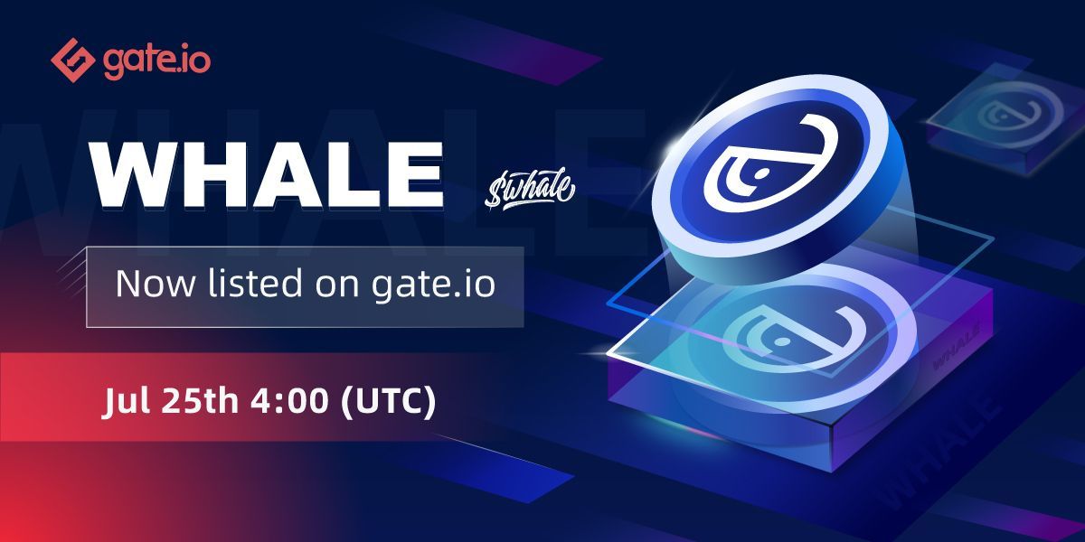 Gate.io on Twitter: "🐳 New Listing 🐳 @whale_community #WHALE trading will commence at https://t ...