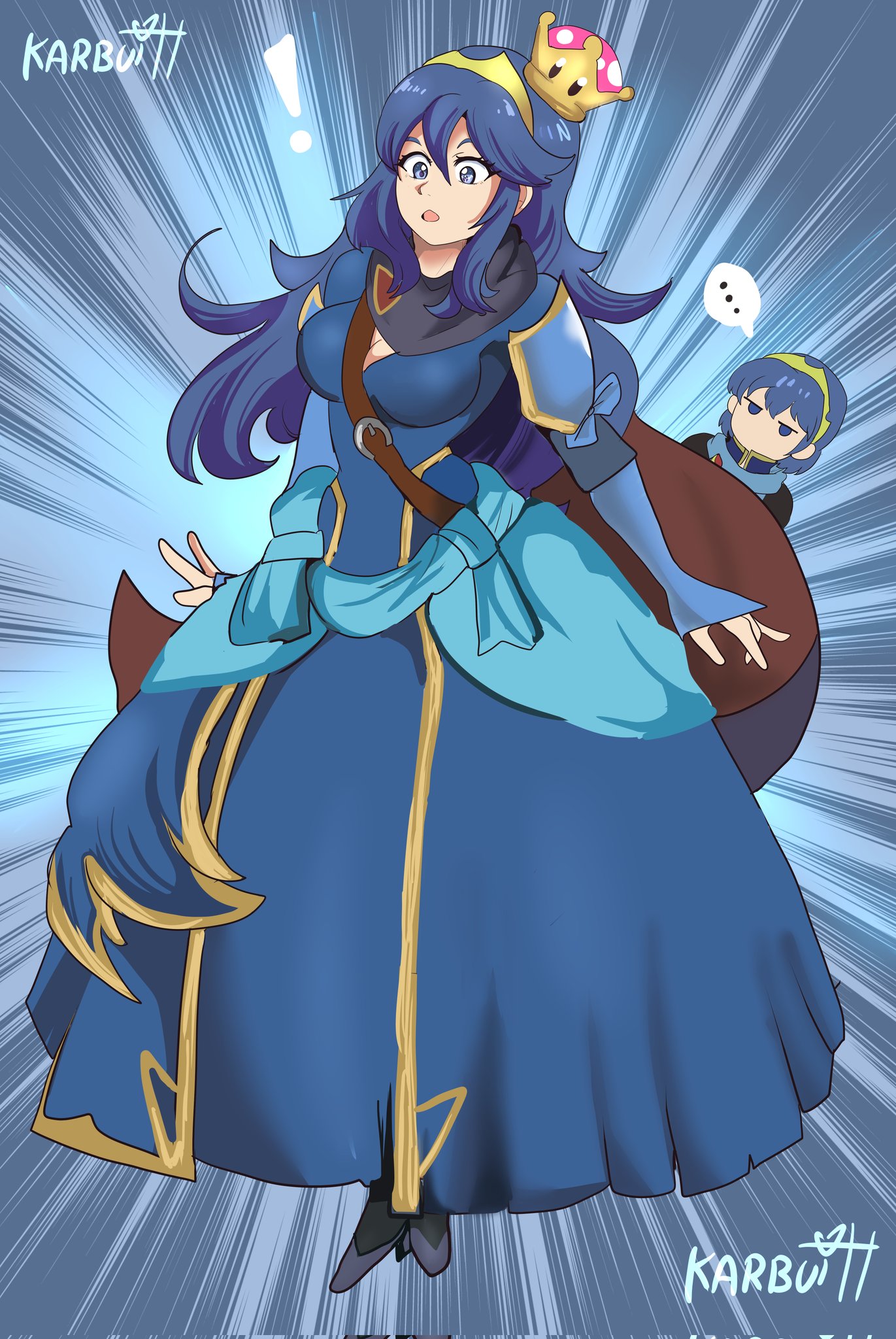 Lucina Smash Bros Art