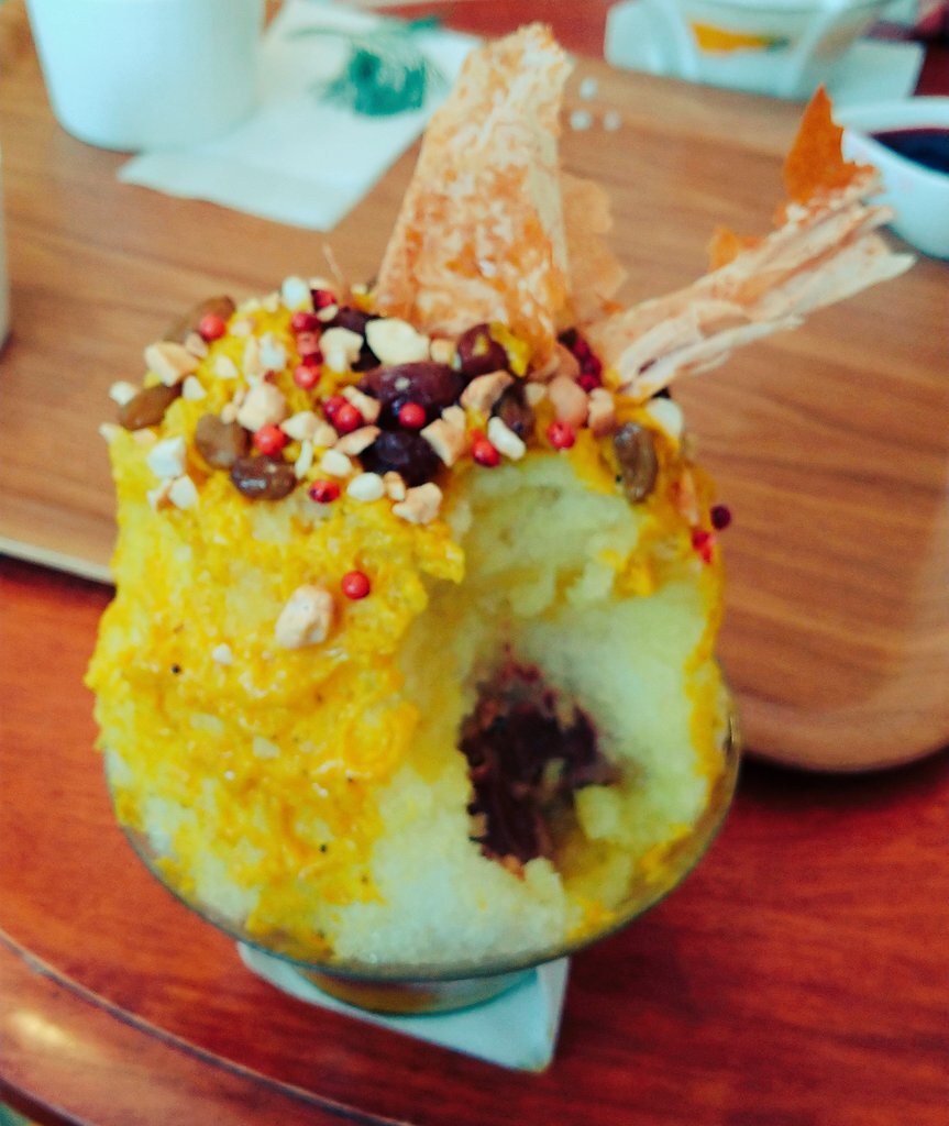 asagao頑張って楽しんで生きる！（あさ） on Twitter: "今日はかき氷の日らしい この1年に食べた数少ないかき氷画像置いときます。 #かき氷の日 #スイートマサラアンドチョコチリ ...