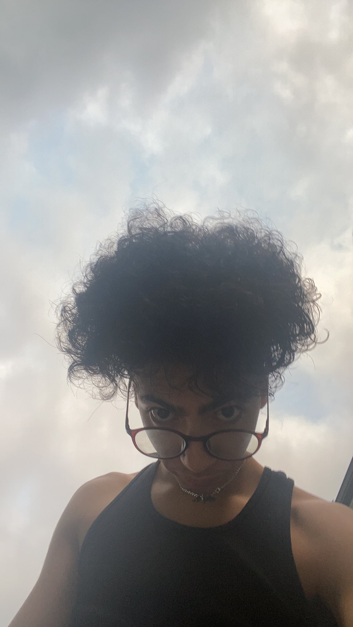 Curly Hair Tumblr Back View