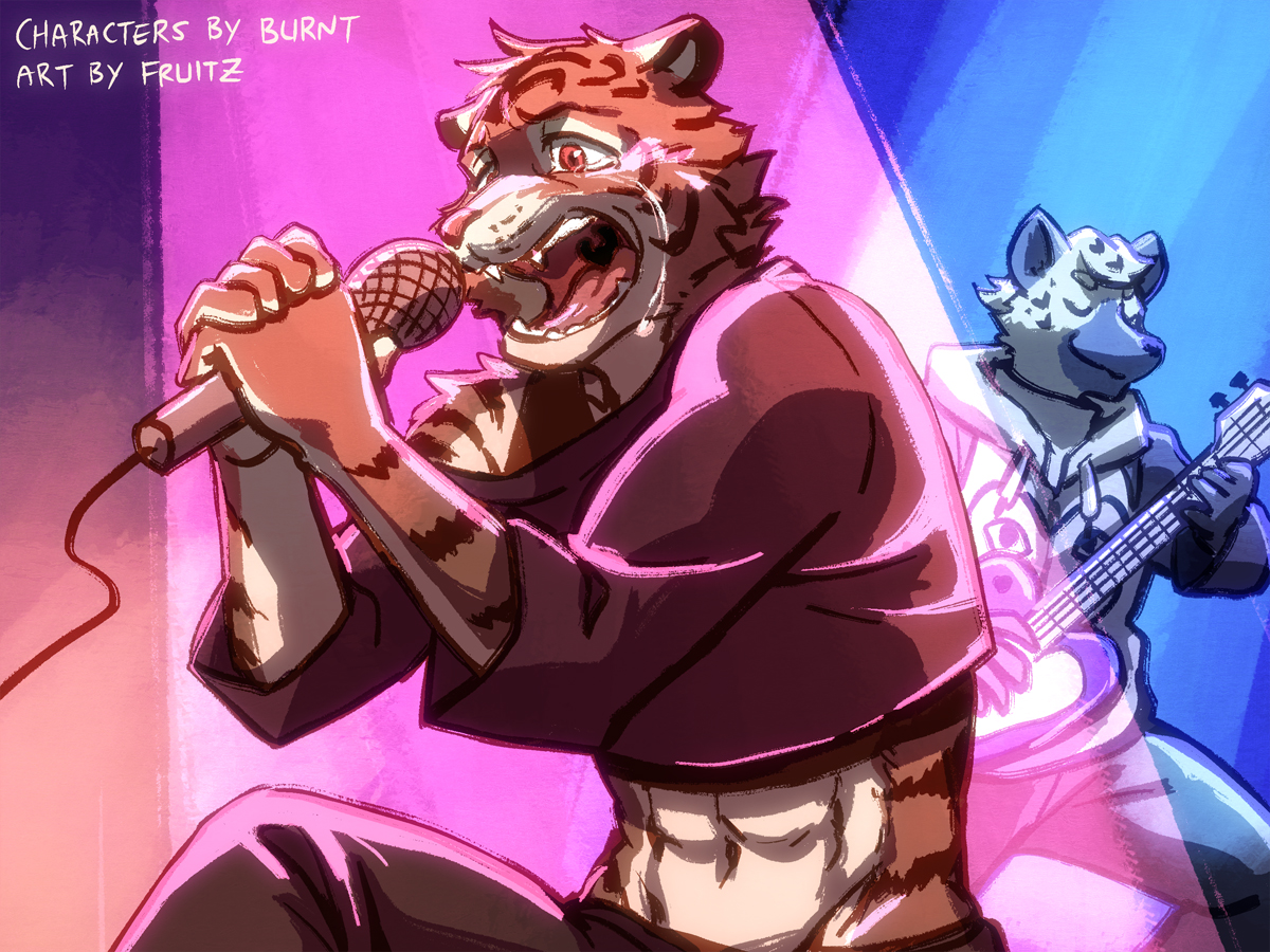 Fruitz on Twitter: "🎤🐯"And the next song is my new ballad—'Burnt By Love'!!!" This duo gets to ...