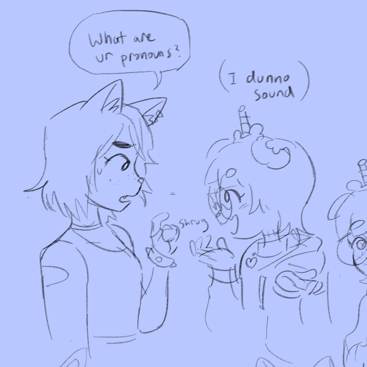 「daisy my nonbinary zombie dog with no memories ☺️ 」derpinaの漫画