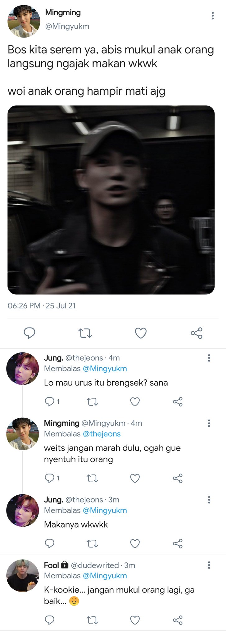 Kimikoo 𝒜• 🌻 On Twitter Taekook Au Onetweet — Gapapa Kan Ya