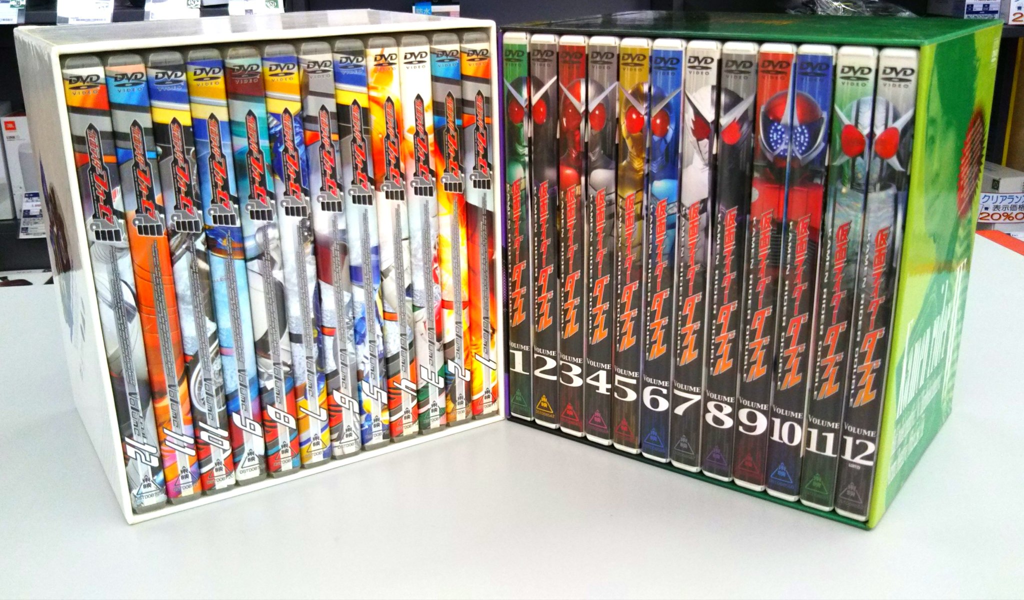 ブックオフ石川七尾店 On Twitter ・仮面ライダーダブル Dvdbox ・仮面ライダーフォーゼ Dvdbox をお売り頂けました‼️ 当店では他にも様々な特撮dvdがございますので