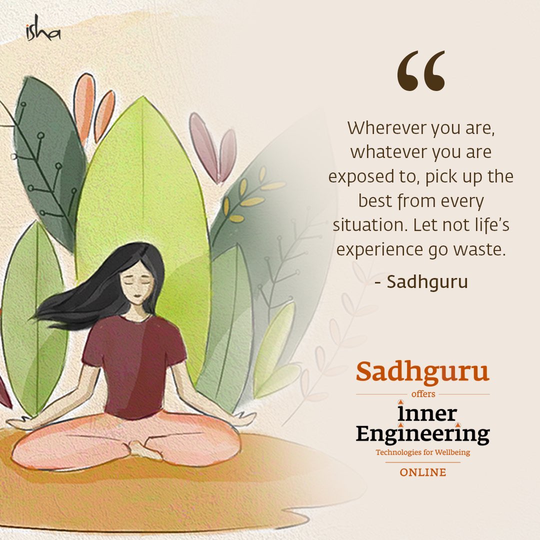 Isha Foundation on Twitter: "Inner Engineering Online, a 7-session online course designed by ...