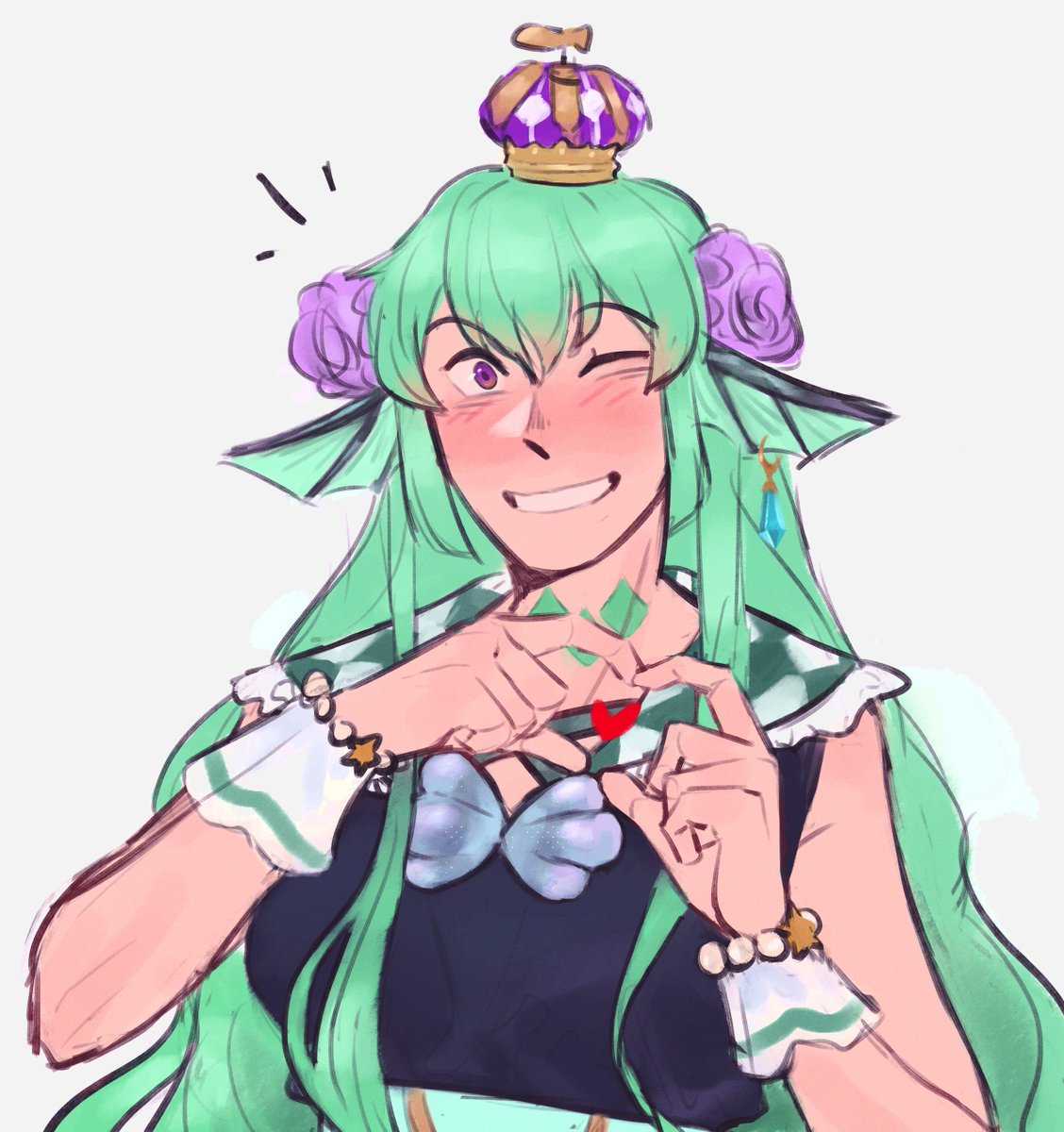 「fish fear her, women also fear her #Fin」|soapのイラスト