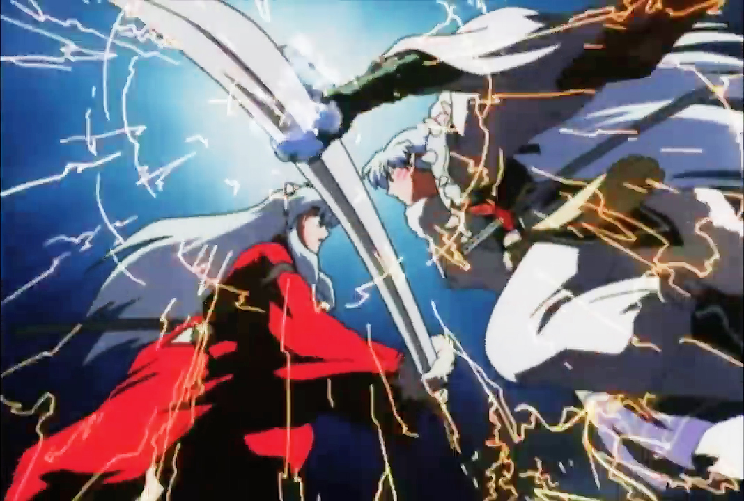 Inuyasha And Sesshomaru Fighting