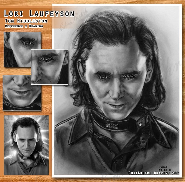 Loki Face Drawing