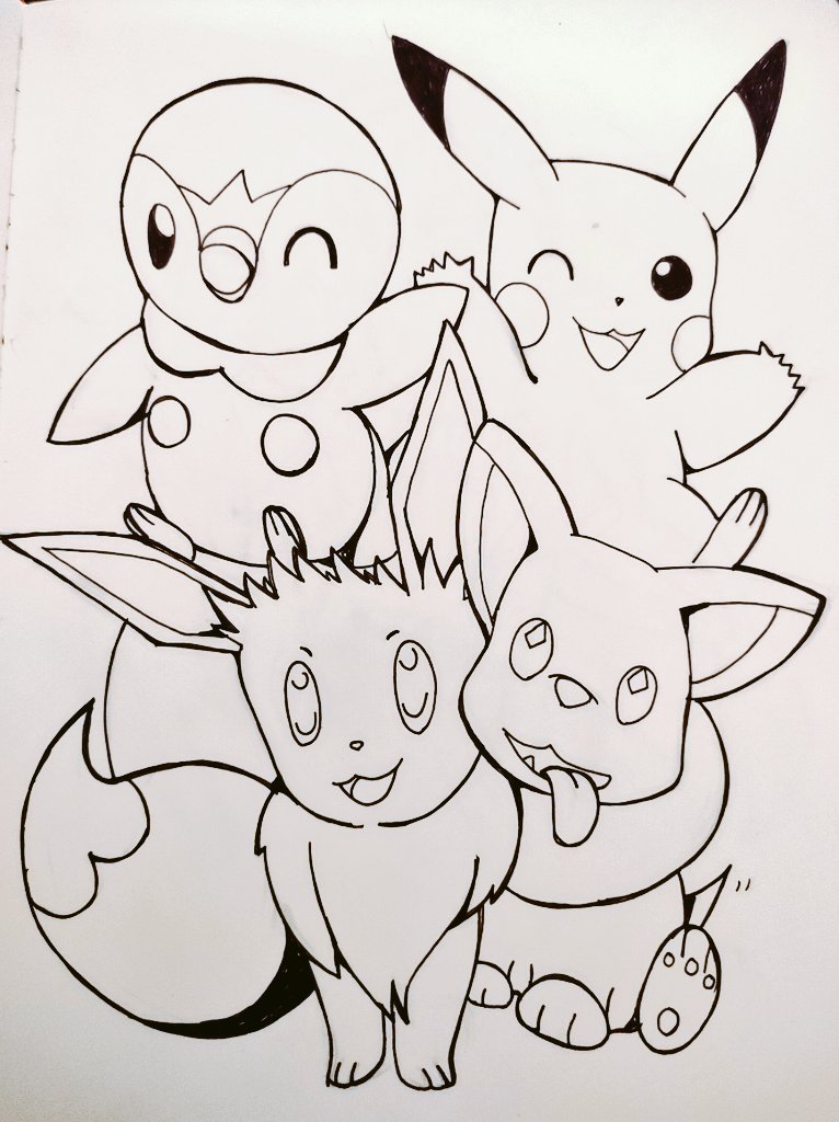 Coloring Pages Of Pokemon Piplup