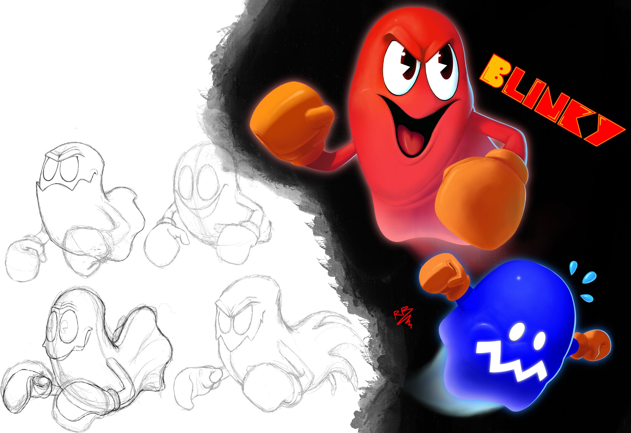 Pac Man Blinky