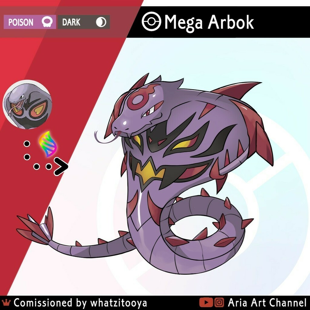 Pokemon Mega Arbok Arbok | Pokémon Uranium Wiki | Fandom
