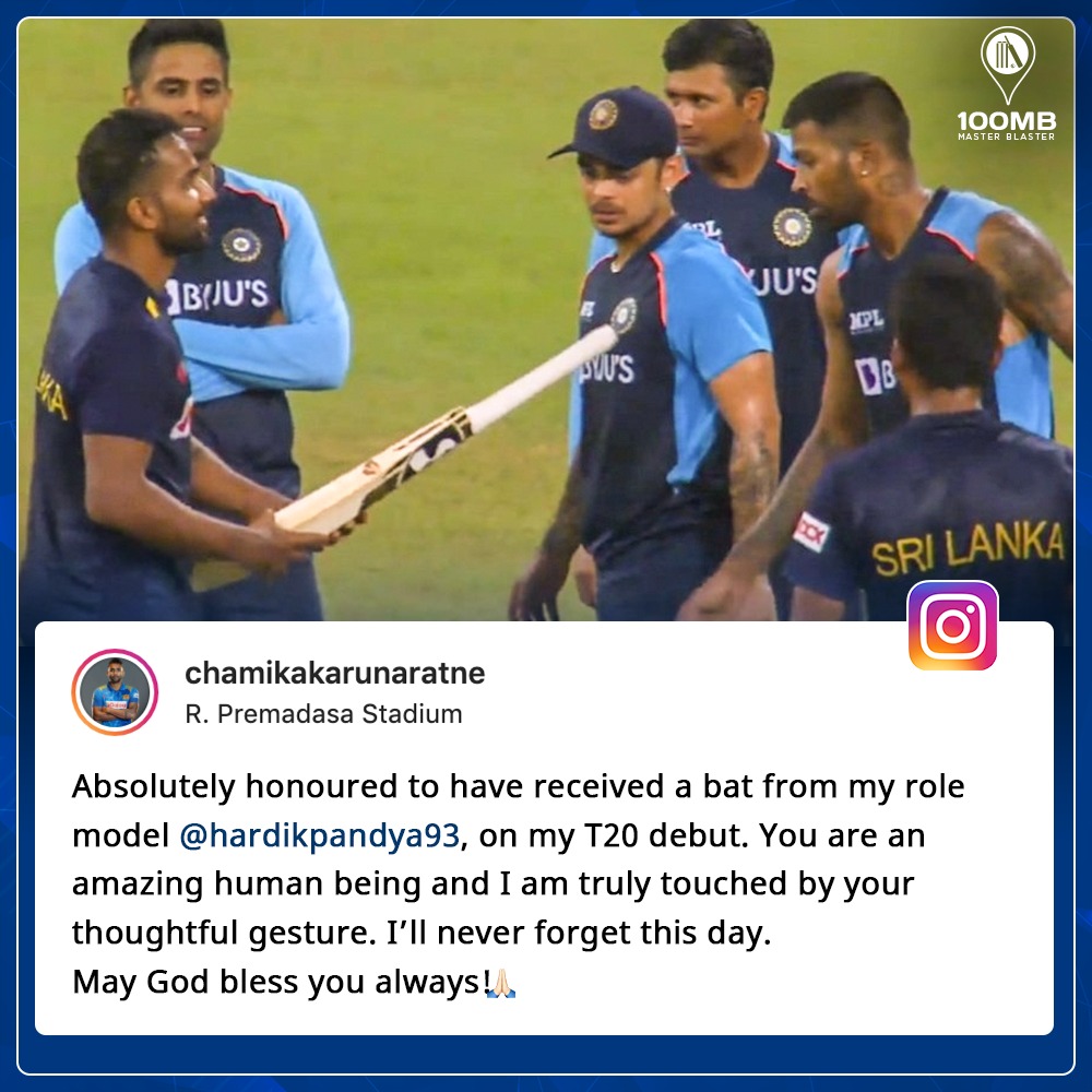 mudit mathur on Twitter: "If @hardikpandya7 is #ChamikaKarunaratne role model than may God save ...