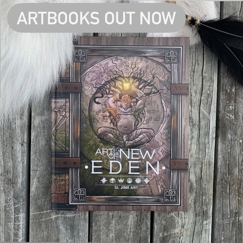 st.jinx.art on Twitter: "Art of New Eden artbooks are out now, with all the artwork from the ...