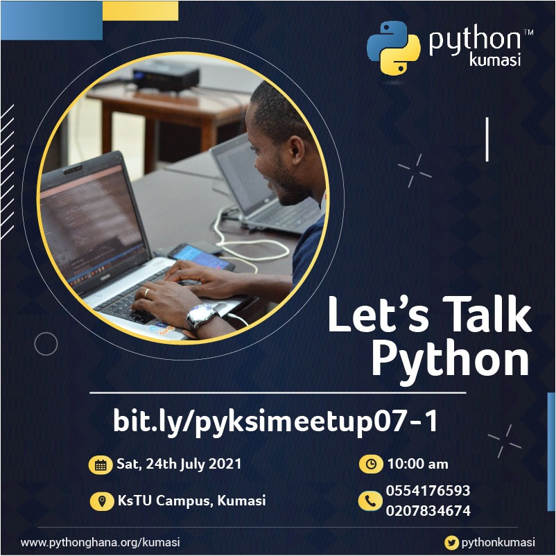 Python Kumasi On Twitter This Past Saturday We Had Our First In Person Meetup Of The Year