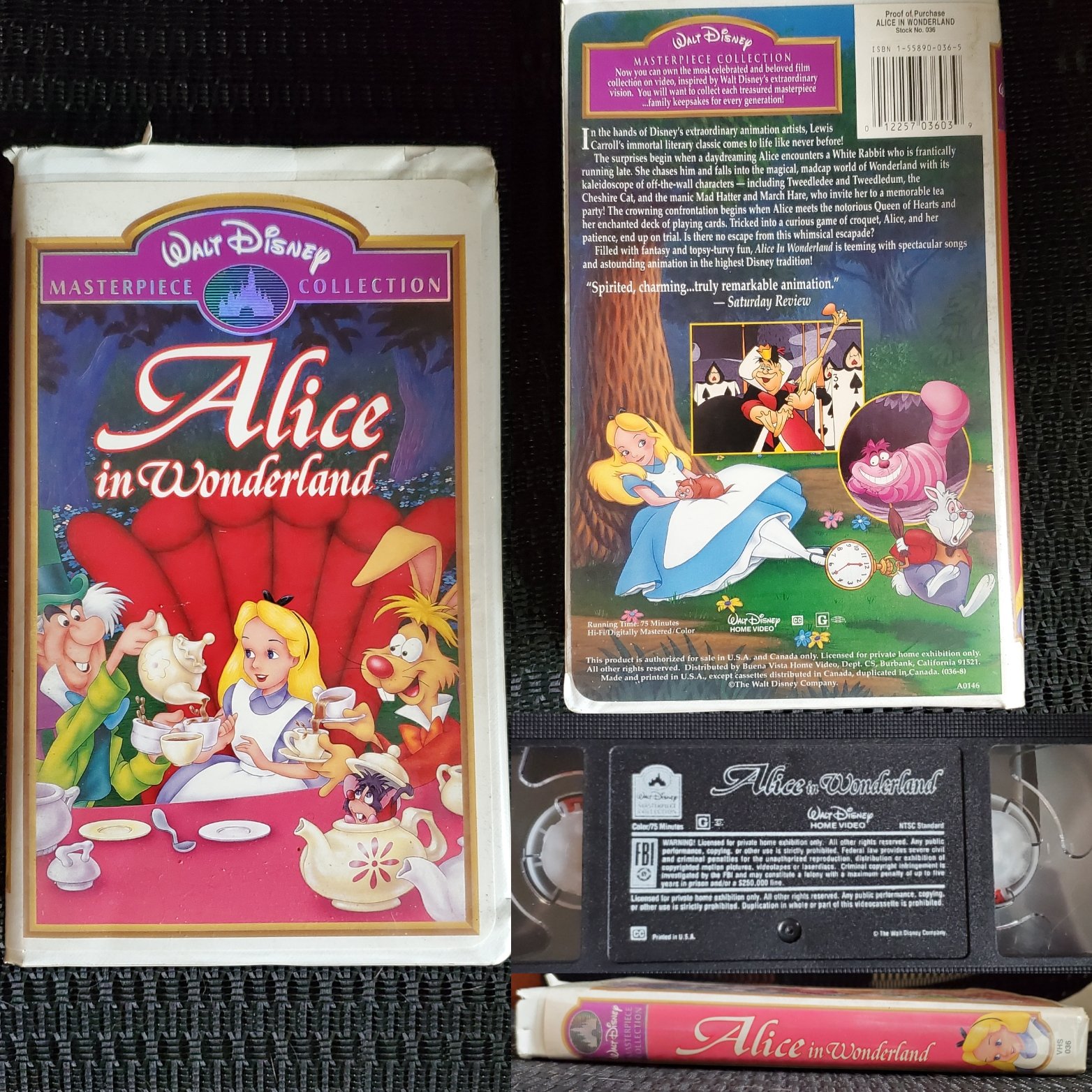Alice In Wonderland Vhs 2000