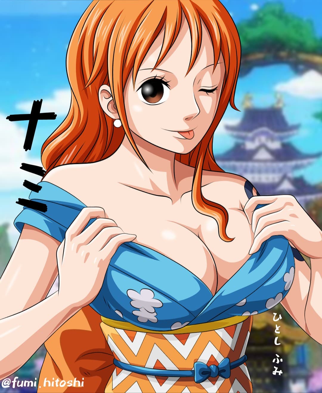 ひとし ふみ』 on Twitter: "Reposting Nin-nin-nin ..Kunoichi Onami (ナミ, Nami ...