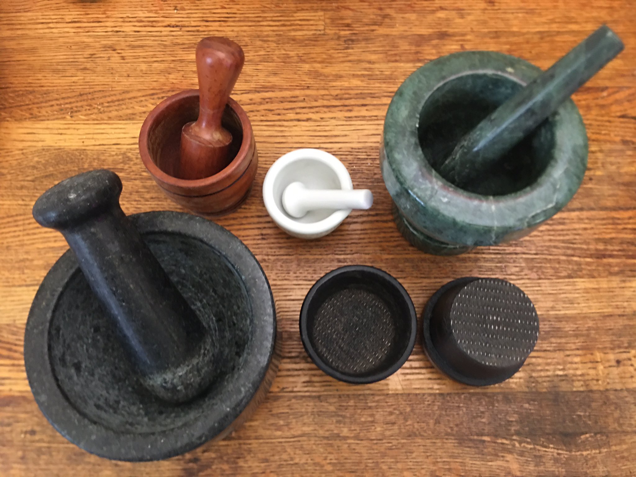 Sanho Tree on Twitter: "How many mortars & pestles should a normal hooman own? Asking for a ...