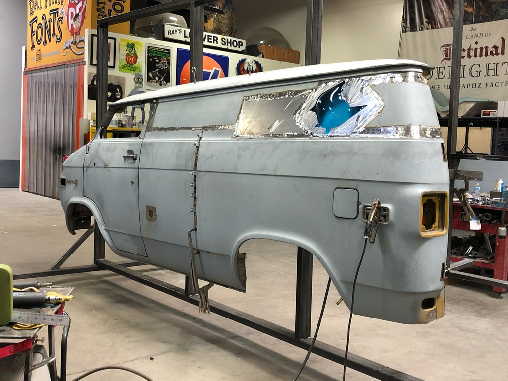 Chopped Chevy Van
