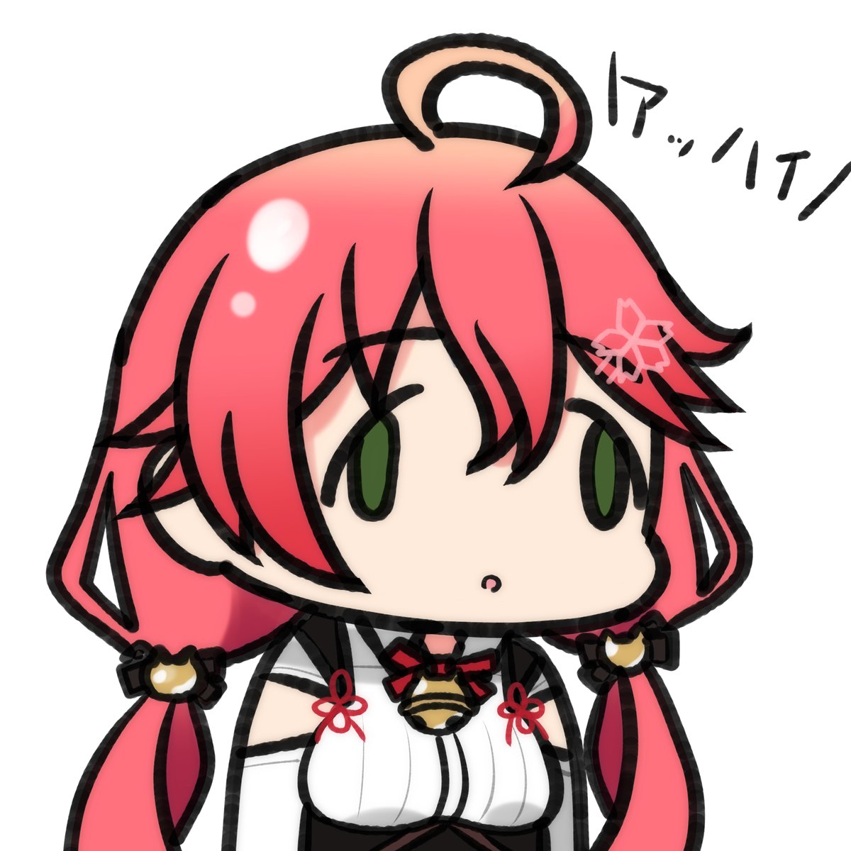 「#miko_Art LINE超えでMTG中にすべてを溶かした顔になるみこち 」|honmirinのイラスト