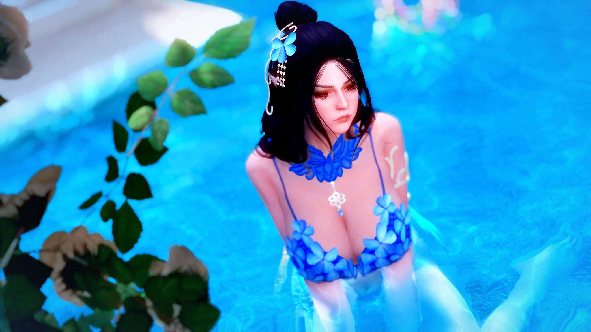Cɾιɱɱ On Twitter 💙𝘉𝘭𝘶𝘦 𝘌𝘭𝘧𝘪𝘯💙skyrim Screenshots Zuly