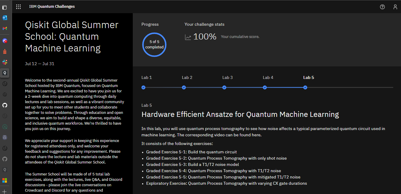 Kheuch on Twitter: "Very grateful for the valuable insights gained from the Qiskit Global Summer ...