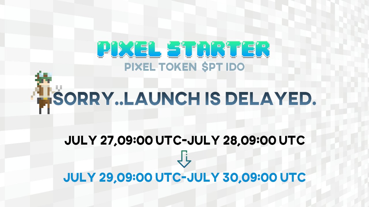 PixelFinance #BSC on Twitter: "1/2 Dear Community The PixelStarter launch was scheduled for ...