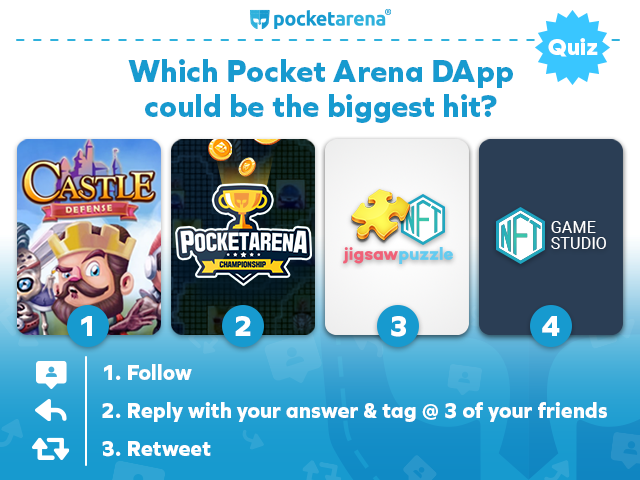 Pocket Arena - Web3 Esports & NFT marketplace on Twitter: "#NFTGiveaway for 10 #NFTCastles worth ...