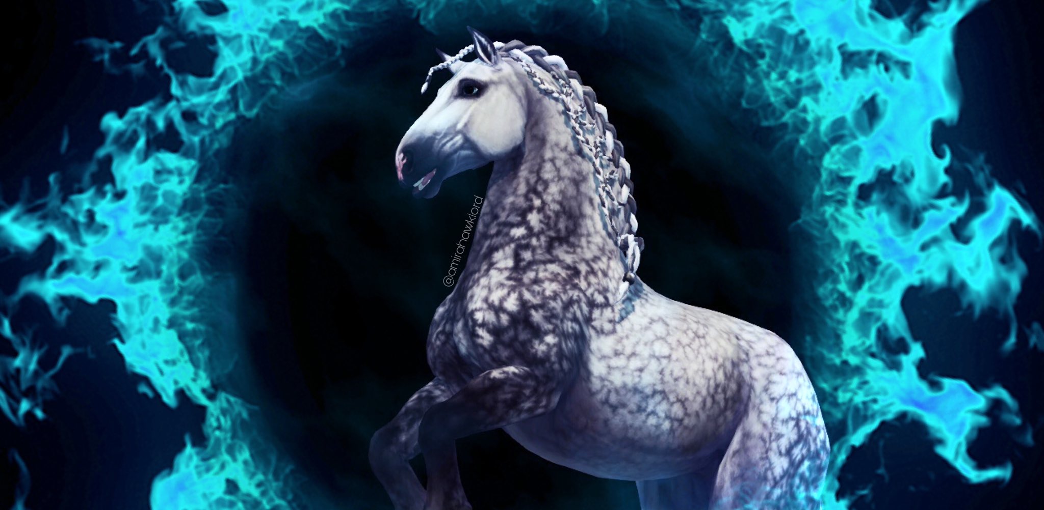 Ice Horse Wallpaper