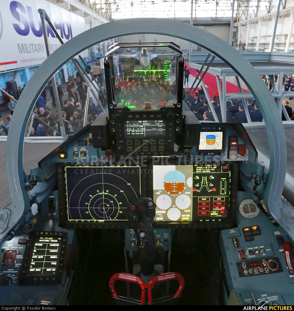 Su 47 Cockpit