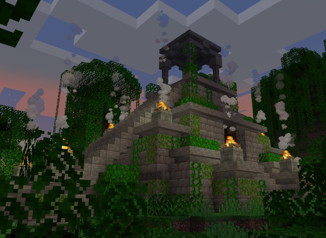 Minecraft Jungle Temple House